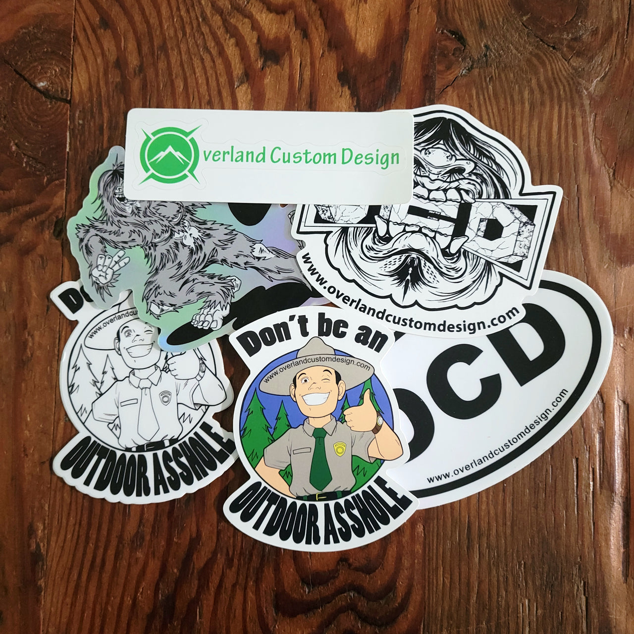 The OCD Sticker Pack – Overland Custom Design